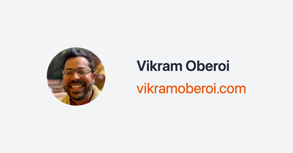 Home | Vikram Oberoi